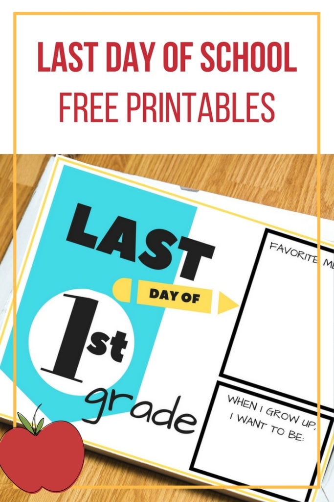 FREE Last Day of School Printables - Simply September