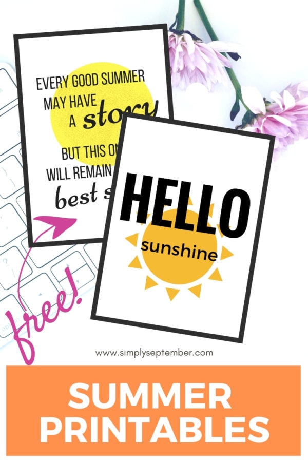 FREE Summer Printables: Sweet Summertime Signs - Simply September