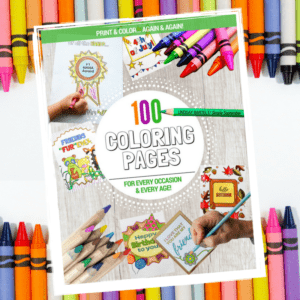 100 Coloring Pages- For Every Occasion & Every Age! - Simply September