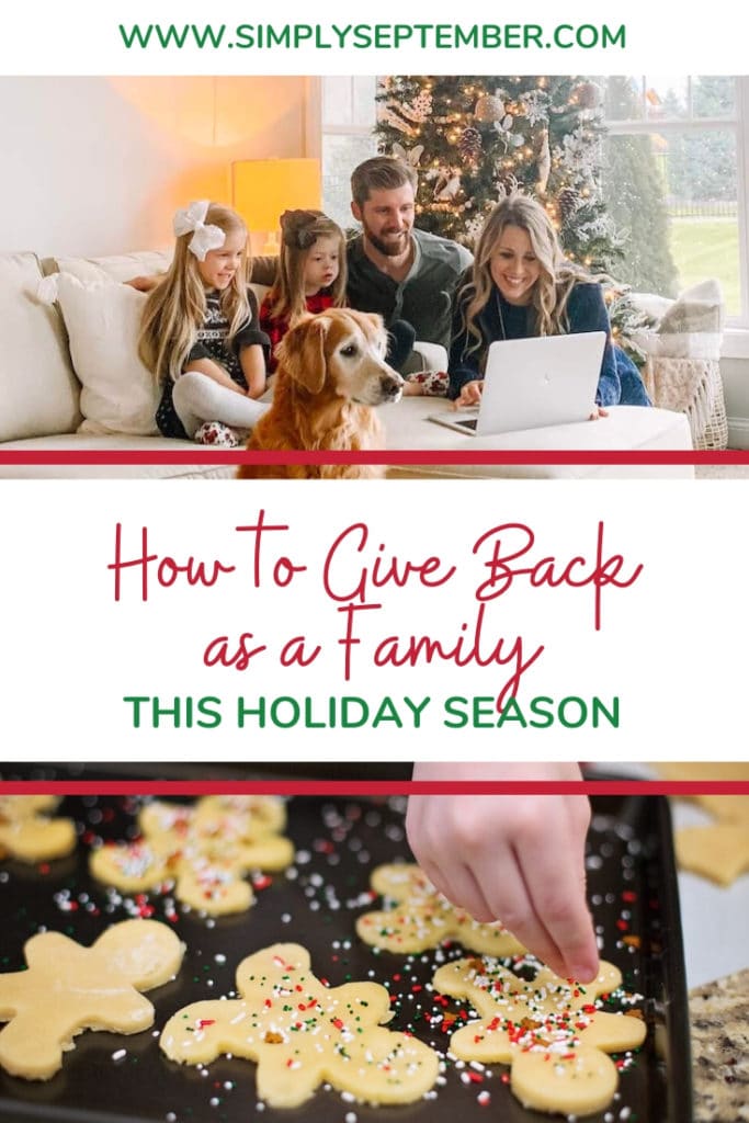 How to Give Back as a Family This Holiday Season - Simply September