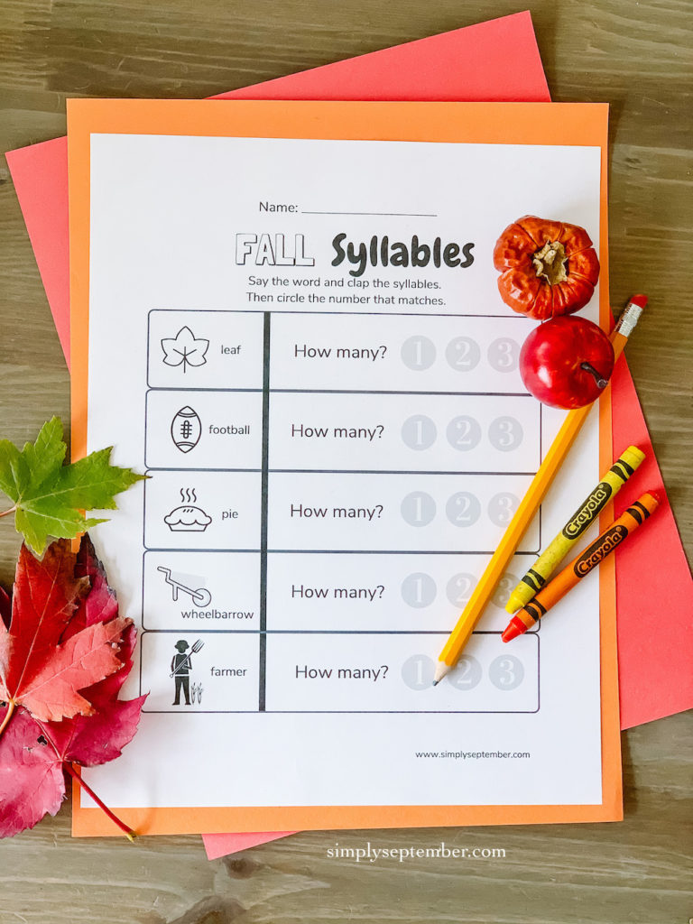 Fall Fun Week: PreK-1st Grade Pumpkin Themed Resources - Simply September