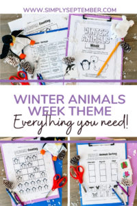 Winter Animals Week: PreK-1st Grade Themed Resources - Simply September