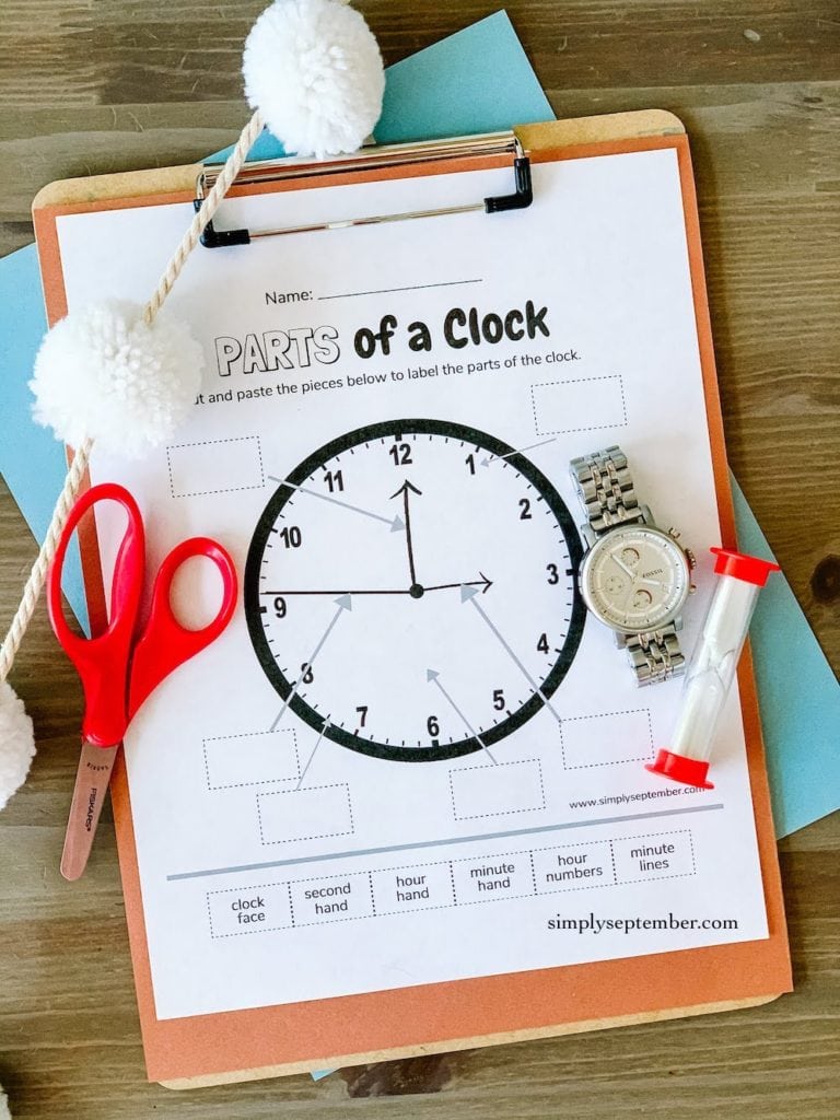 Time Week: PreK-1st Grade Time Themed Resources - Simply September