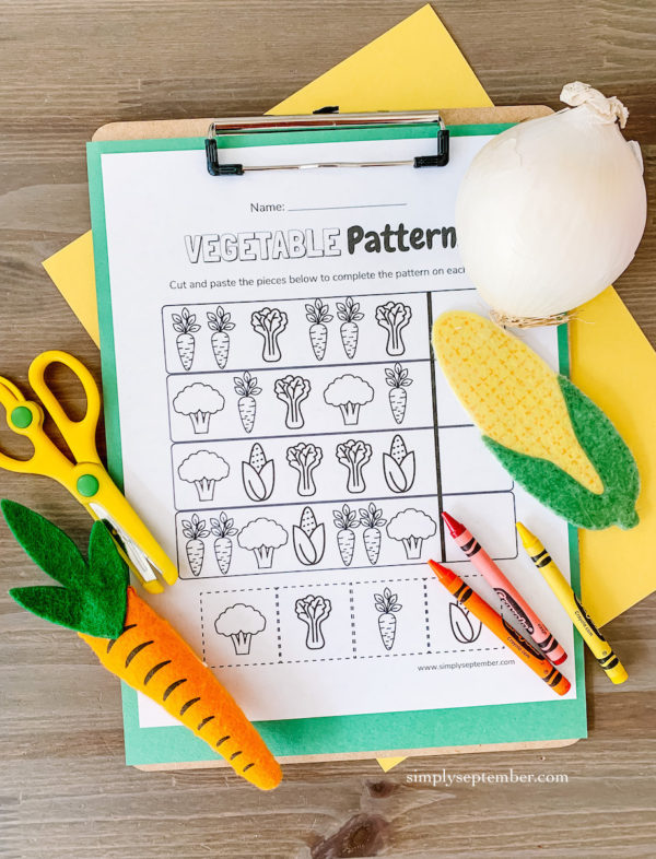 Fruit & Vegetable Week: PreK-1st Grade Themed Resources - Simply September