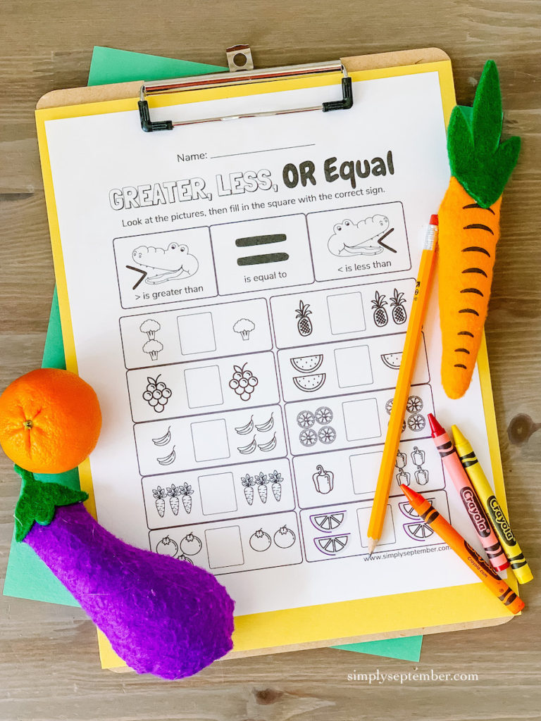 Fruit & Vegetable Week: PreK-1st Grade Themed Resources - Simply September