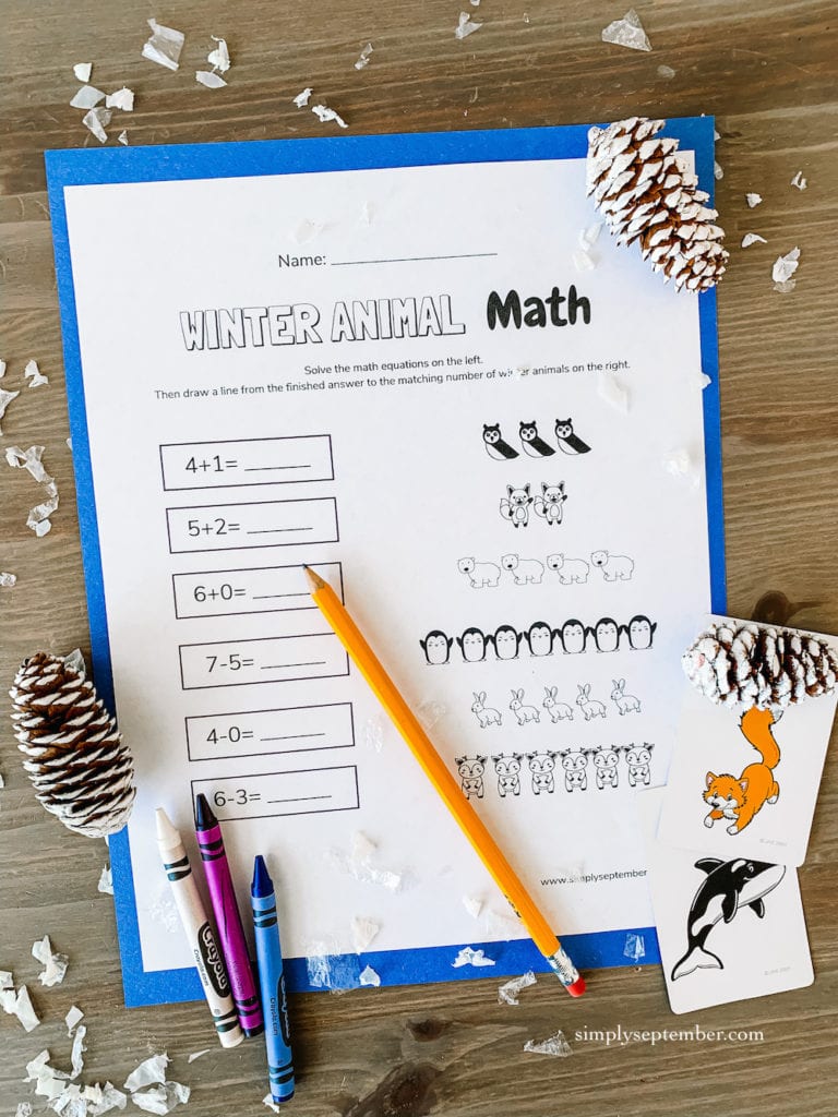 Winter Animals Week: PreK-1st Grade Themed Resources - Simply September