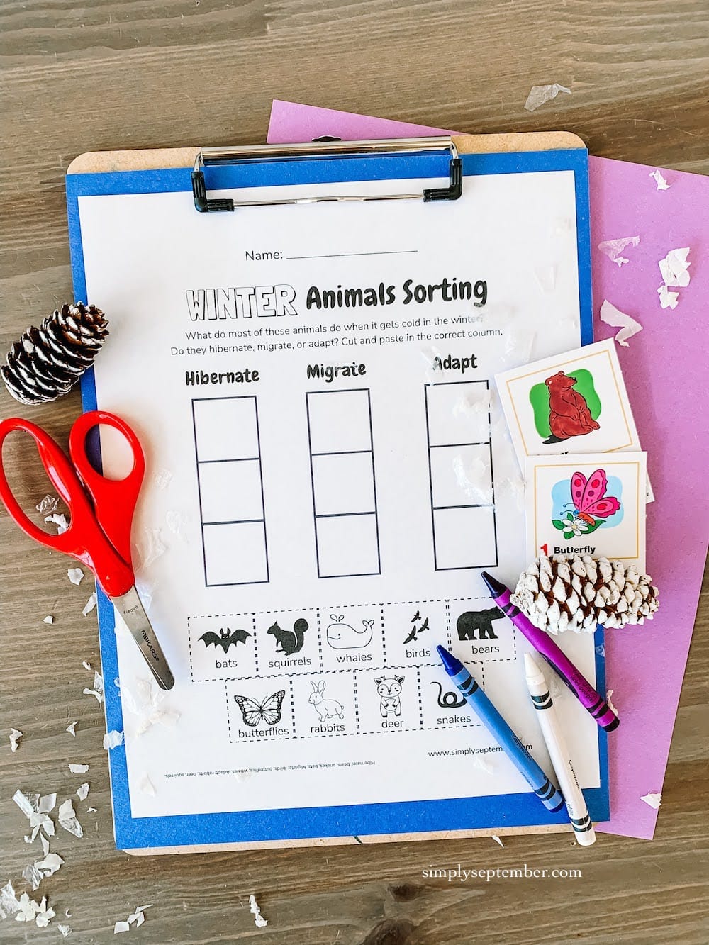 Winter Animals Week: PreK-1st Grade Themed Resources - Simply September